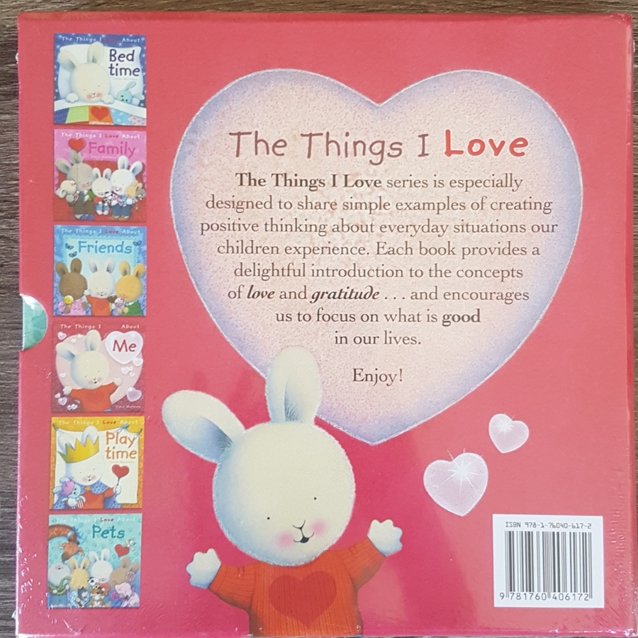 The Things I Love Box of 6 Books By Trace Moroney | Lemony Gem Toys Online