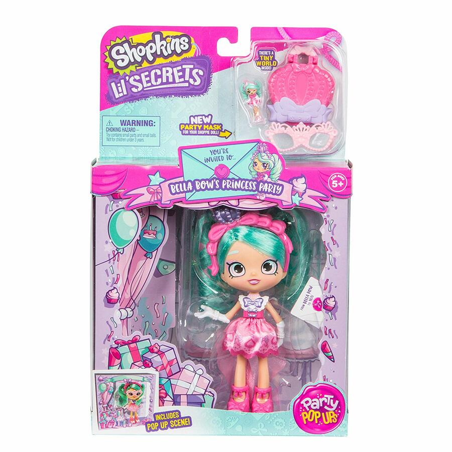 Shopkins Shoppies Lil' Secrets Masquerade Bella Bow's Princess Party ...