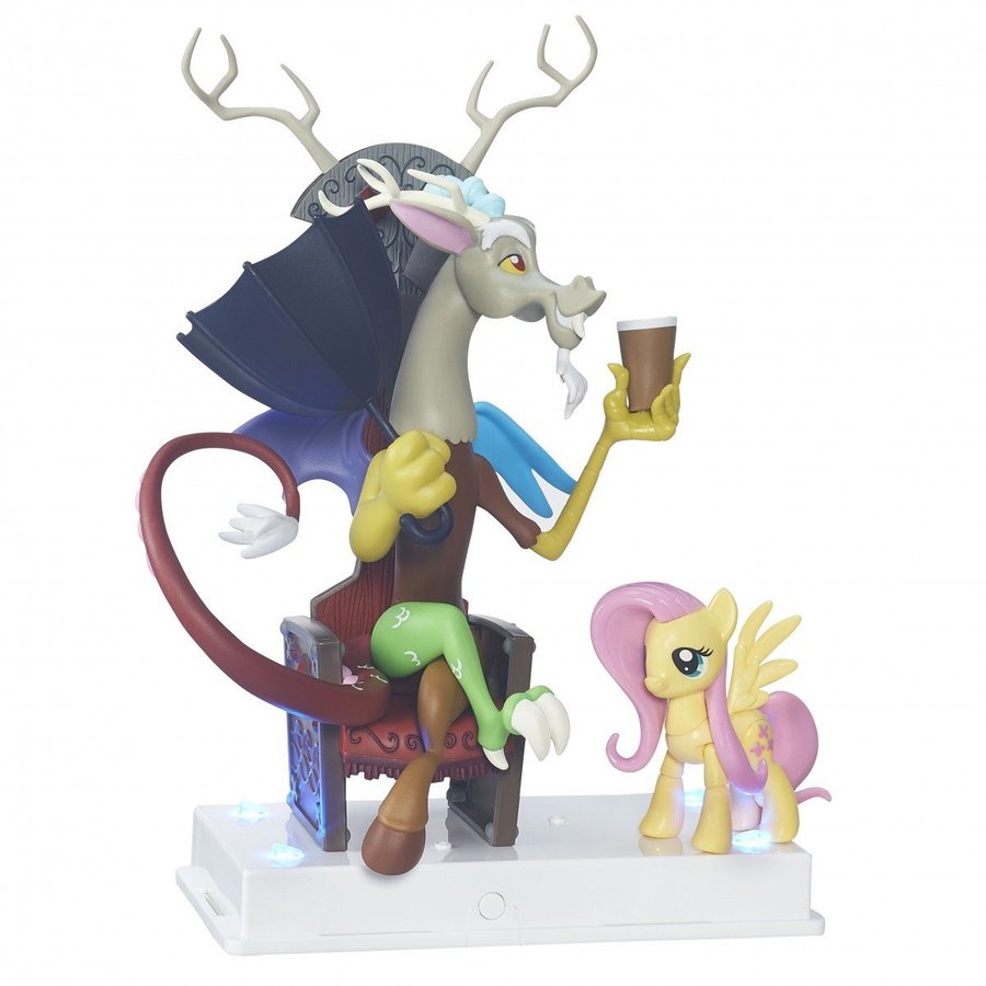 My Little Pony Friendship is Magic Discord and Fluttershy Comic Con 2016 Exclusive Lemony Gem Toys