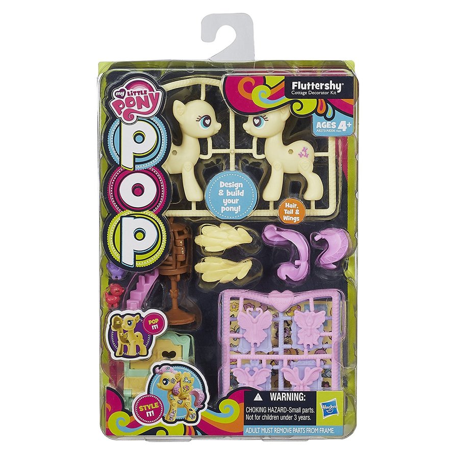 My Little Pony Pop Fluttershy Cottage Decorator Kit | Lemony Gem Toys ...