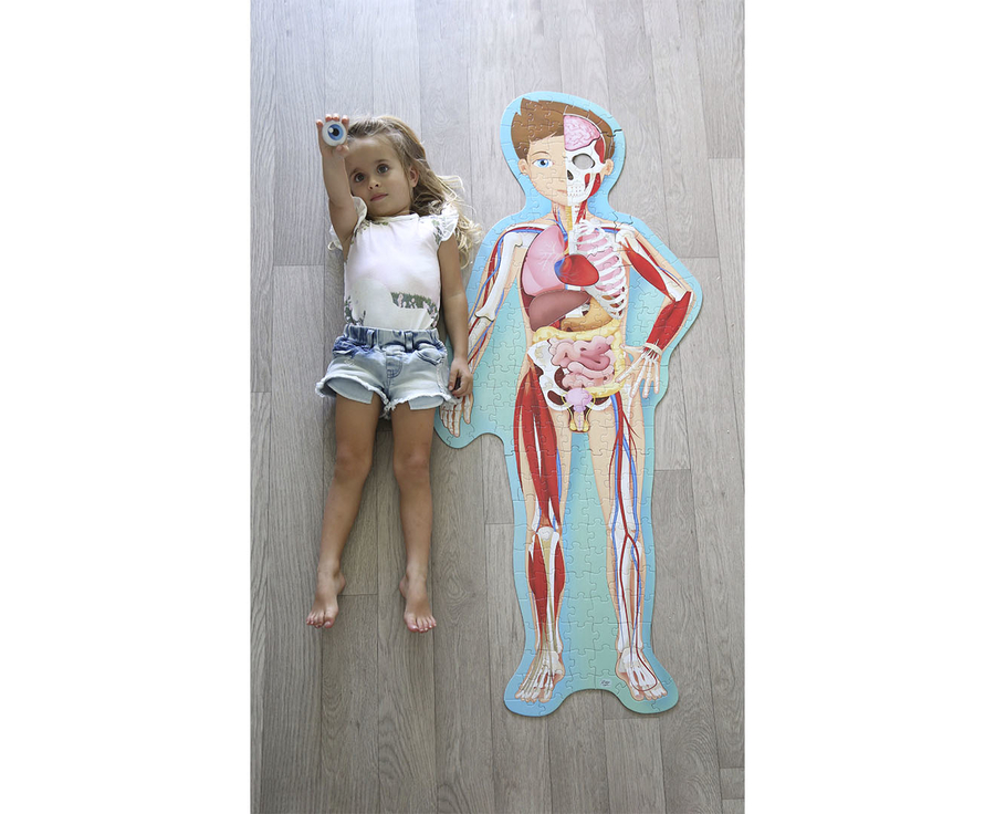 Sassi Science Travel, Learn and Explore The Human Body Puzzle & Book Set