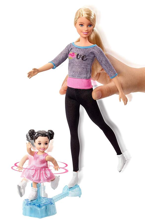 Barbie Careers Ice Skating Coach Doll And Playset Lemony Gem Toys Online