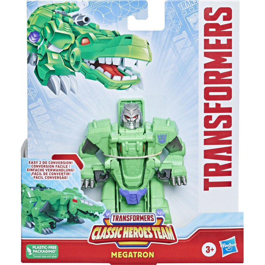 Transformers Classic Heroes Team Megatron Gator Converting Toy 4.5-Inch ...