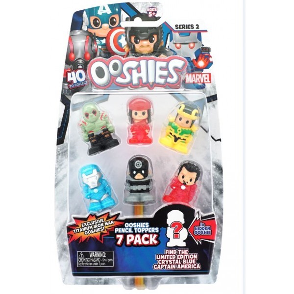 Marvel Series 2 Ooshies 7 Pack - 4 to Choose from | Lemony Gem Toys Online