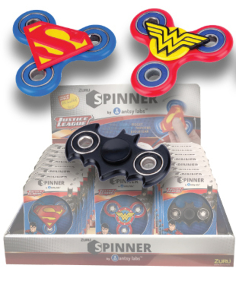 Zuru Dc Fidget Spinner - Choose from 3 (Superman, Batman or Wonder ...