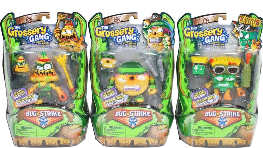 The Grossery Gang Action Figures Bug Strike Choose from 3 | Lemony Gem ...