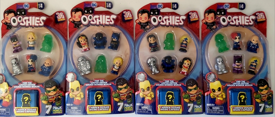 DC Comics Series 4 Ooshies 7 Pack - 4 to Choose from | Lemony Gem Toys ...