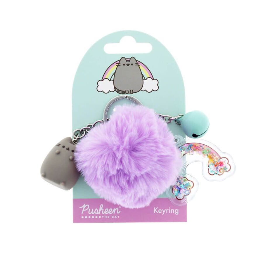 Pusheen The Cat Tie Dye Keyring 3D Charms Lemony Gem Toys Online
